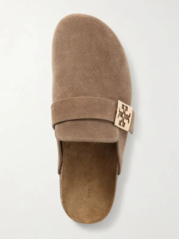 Tory Burch Mellow Embellished Clogs - Brown