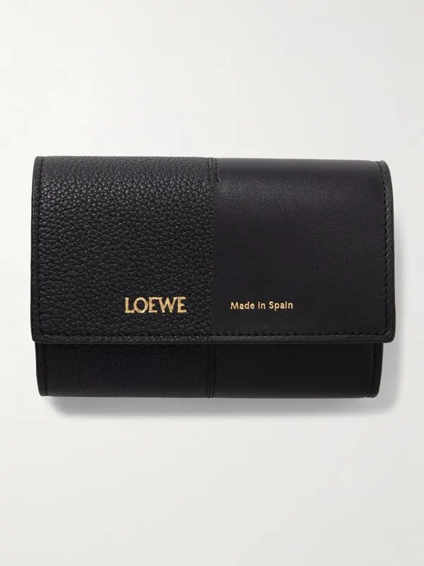 Loewe Leather Wallet - Black