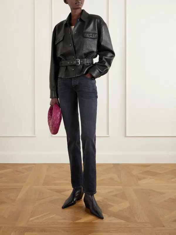 Saint Laurent High-rise Straight-leg Jeans