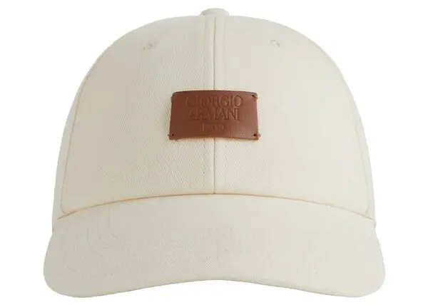 Kith X Giorgio Armani Canvas Baseball Cap - Sandrift