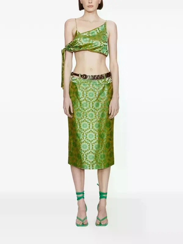 Christopher Esber Printed Tie Top