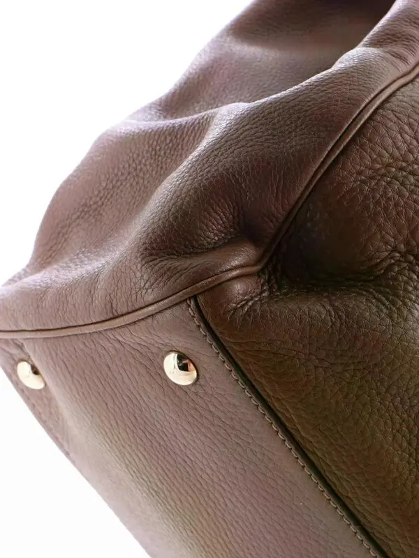 Gucci Bamboo Shopper Leather Large Tote Bag