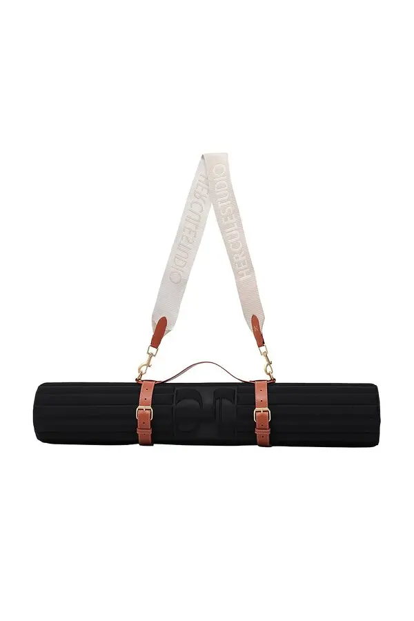 HERCULE STUDIO Soca Mat Carrying Strap - Camel & Beige