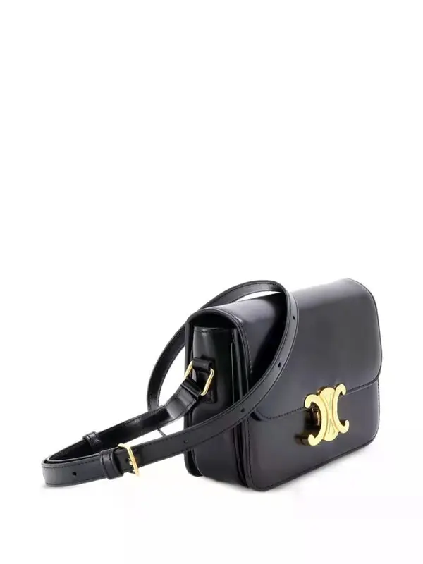 Celine Triomphe Teen Crossbody Bag - Black