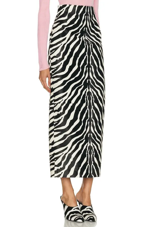 Khaite Loxley Skirt - Zebra