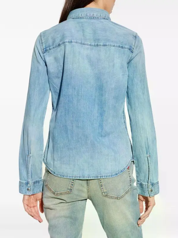 DIESEL® De-eazy Button Embroidered Shirt