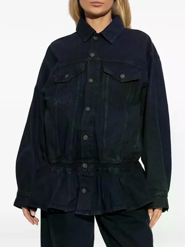 AGOLDE Rubik Peplum Jacket - Blue