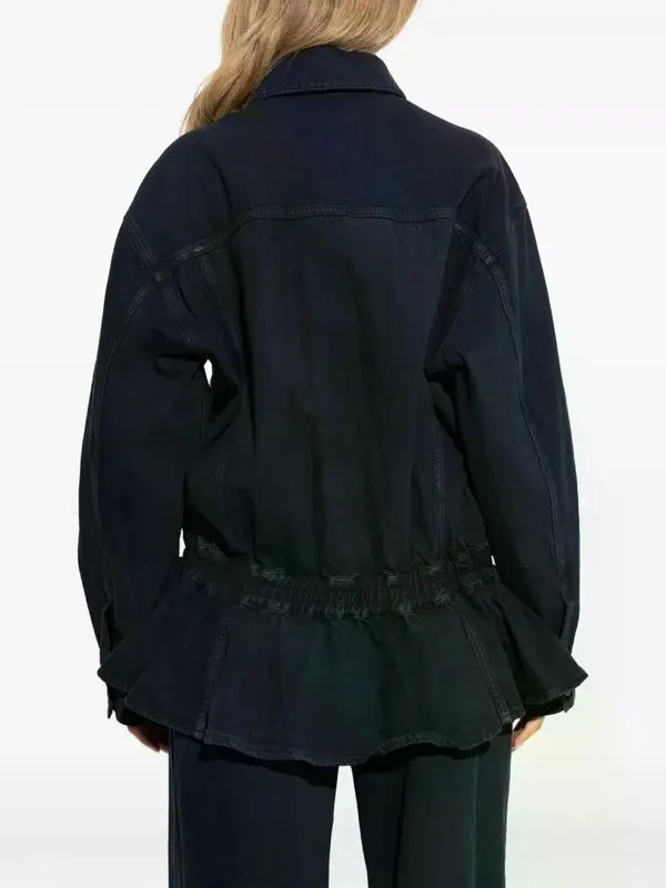 AGOLDE Rubik Peplum Jacket - Blue
