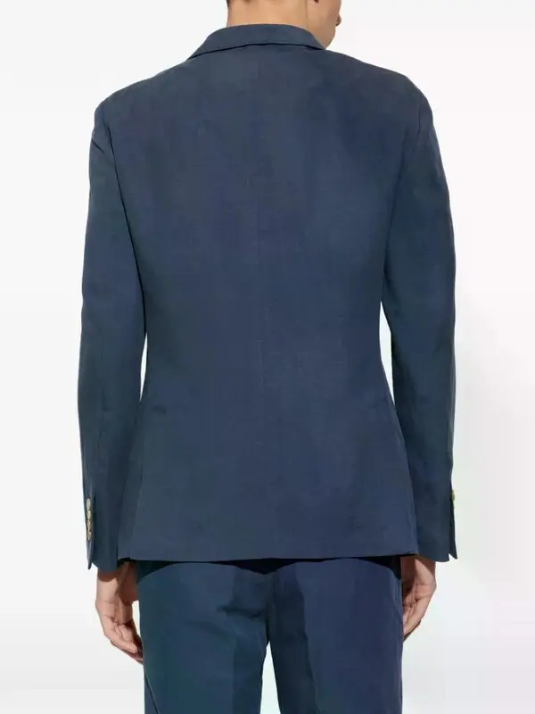 Eleventy Button Single-breasted Blazer - Blue