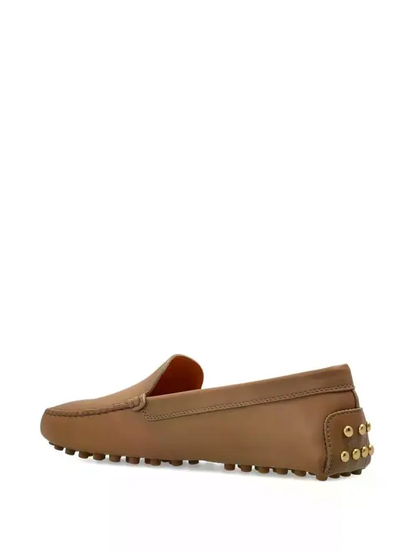TOD'S Studded Leather Loafers