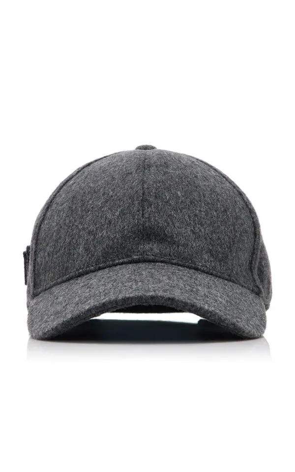 Prada Loden Baseball Cap - Grey