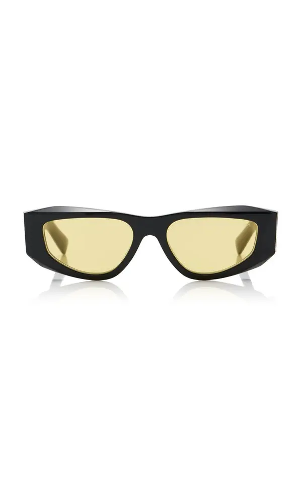 Prada Square-frame Acetate Sunglasses - Yellow