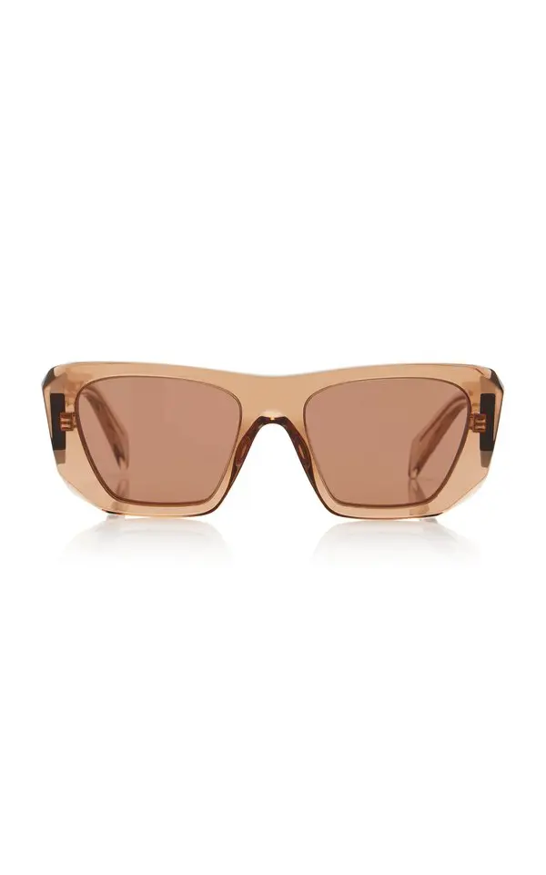 Prada Square-frame Acetate Sunglasses - Pink