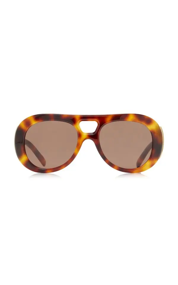 Givenchy Aviator Sunglasses - Brown