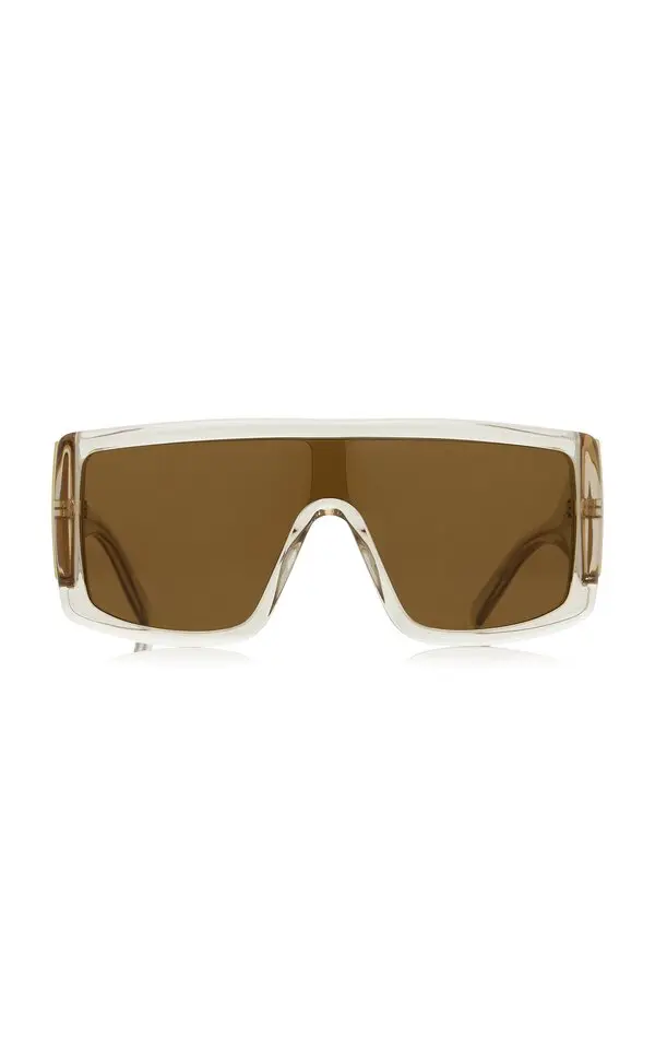 Givenchy Acetate Mask Frame Sunglasses - Ivory