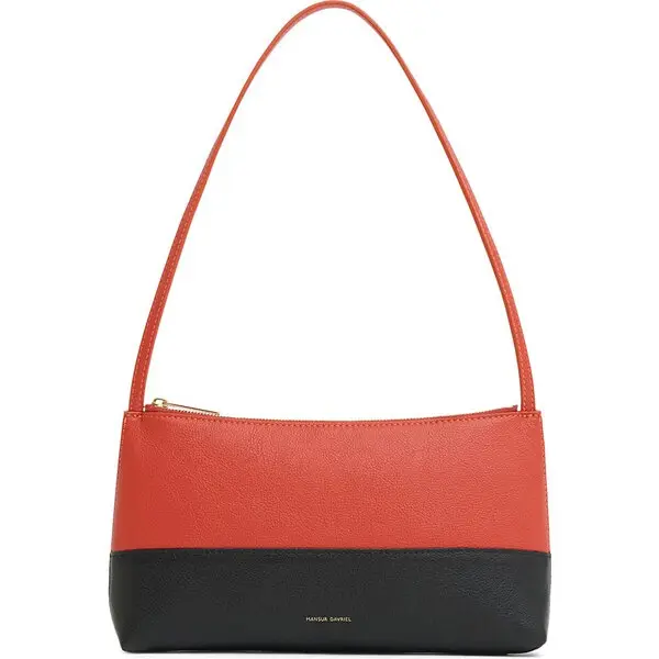 MANSUR GAVRIEL Gaia Shoulder Bag - Pomodoro/black