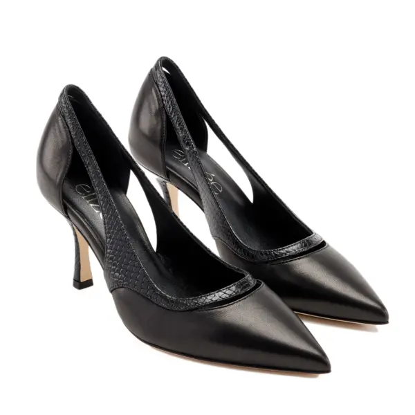 ELIZEE Elle Pump - Black/python