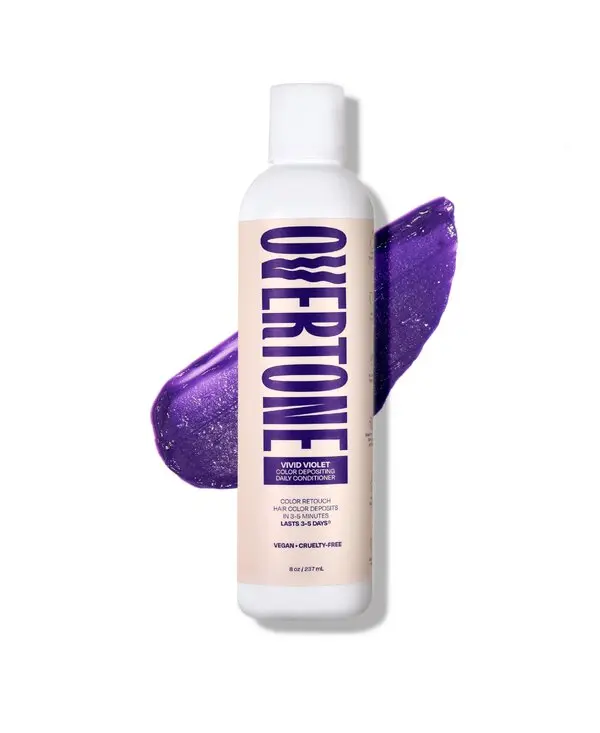 OVERTONE Color Depositing Daily Conditioner Oz Tube - Vivid Violet