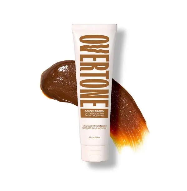 OVERTONE Color Depositing Daily Conditioner Oz Tube - Golden Brown