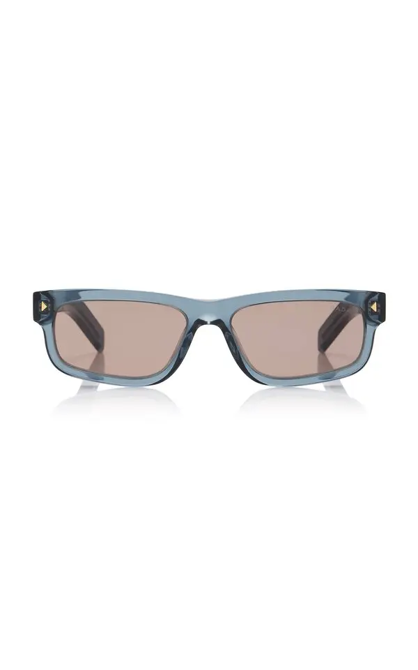 Prada Square-frame Acetate Sunglasses - Blue
