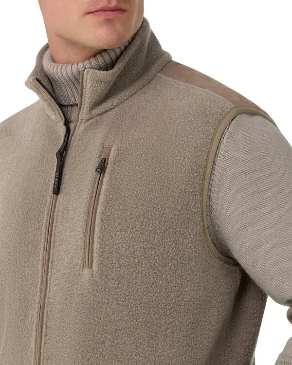 Boggi Milano Wool Teddy Sweater Vest