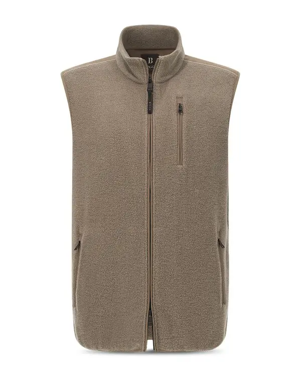 Boggi Milano Wool Teddy Sweater Vest
