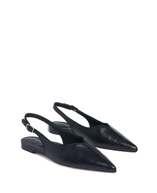Marion Parke Nappa Cynthia Flat - Black