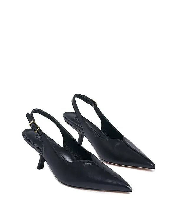 Marion Parke Nappa Cynthia Slingback Pumps