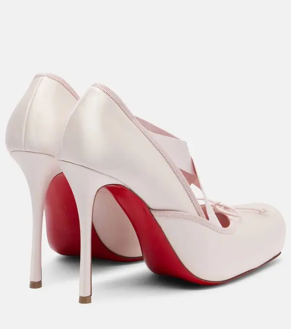 CHRISTIAN LOUBOUTIN Cassiastic 100 Crepe Satin Pumps
