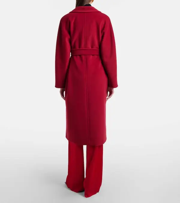 Max Mara 101801 Icon Wool And Cashmere Coat - Red