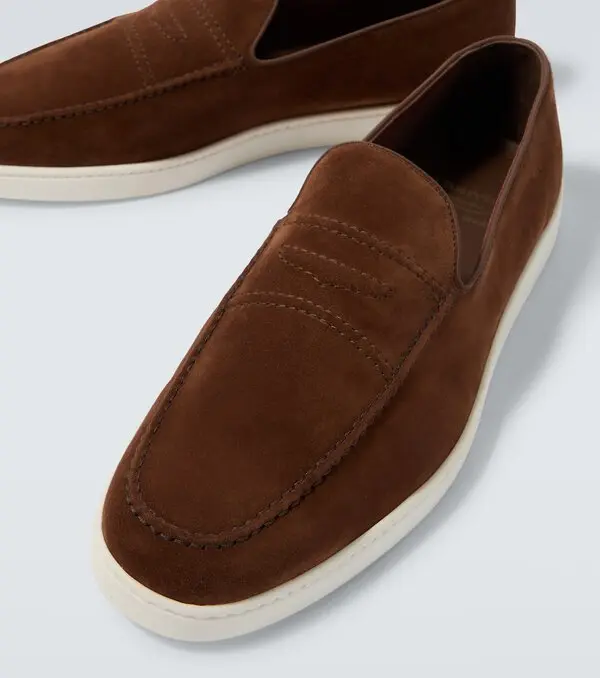 Church's Peebles Suede Loafers - Brown