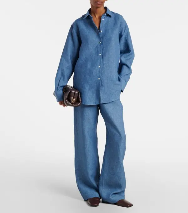 RÓHE Linen Button-down Shirt