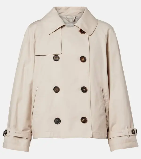 Max Mara The Cube Tesoro Cotton-blend Twill Jacket - Beige
