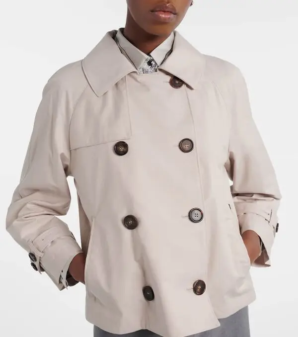 Max Mara The Cube Tesoro Cotton-blend Twill Jacket - Beige