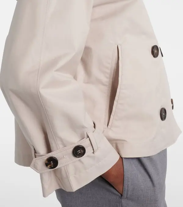 Max Mara The Cube Tesoro Cotton-blend Twill Jacket - Beige