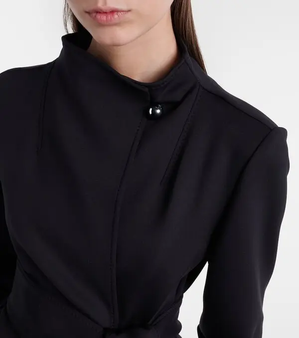 Max Mara Belted Jersey Blazer