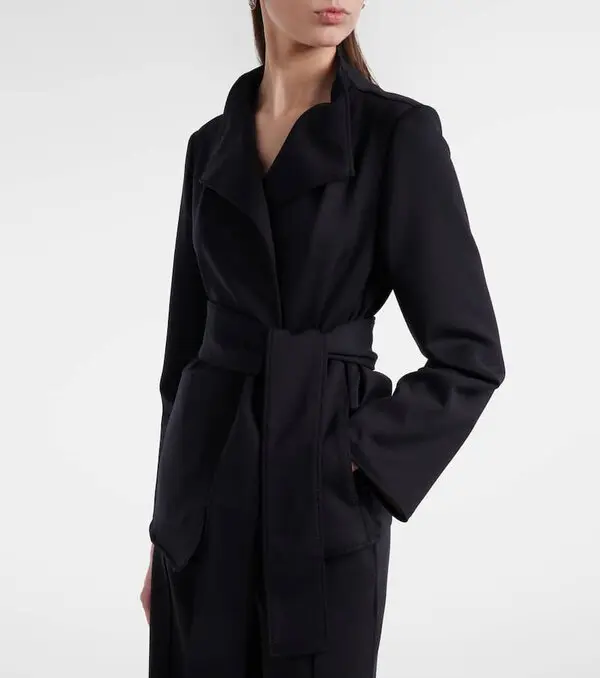 Max Mara Belted Jersey Blazer