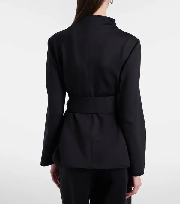 Max Mara Belted Jersey Blazer
