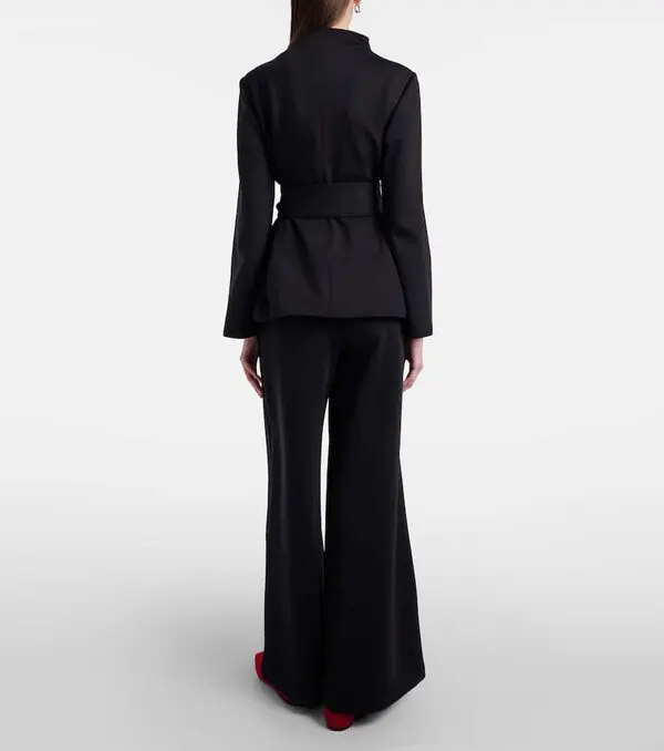 Max Mara Nigella Wide-leg Pants - Black