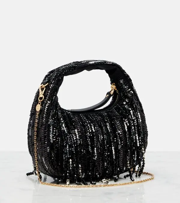 Miu Miu Wander Mini Embellished Top-handle Bag
