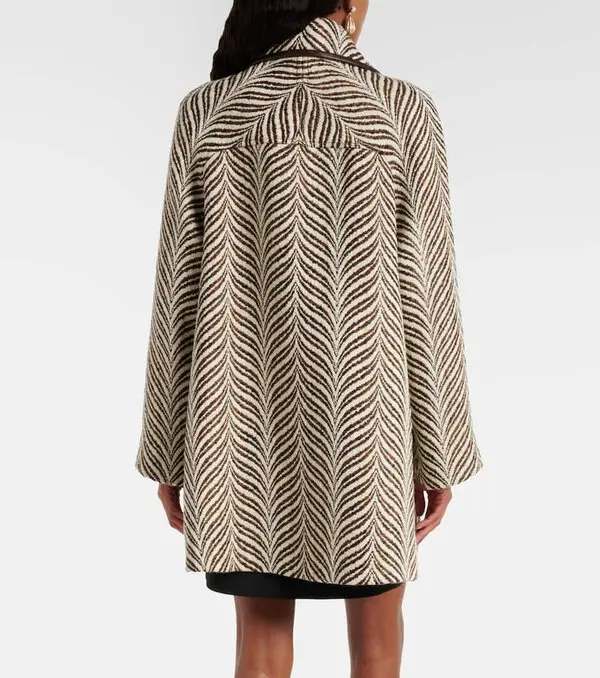 Valentino Garavani Vgold Wool And Cashmere Coat