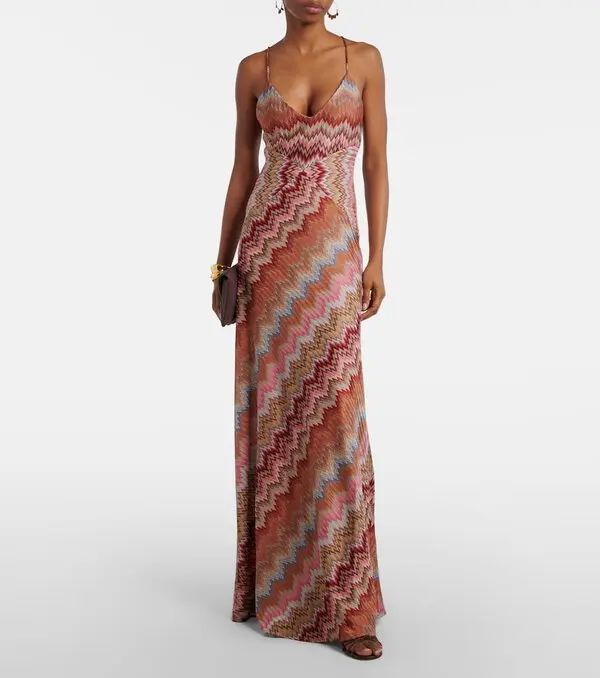 Missoni Zigzag Maxi Dress - Multicoloured