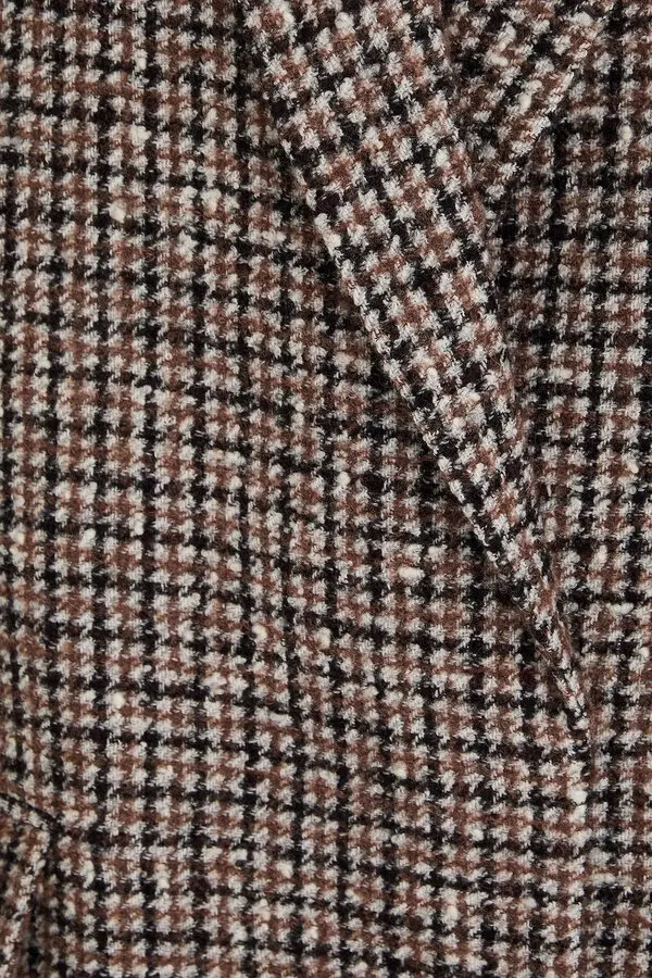 Brunello Cucinelli Checked Wool-blend Tweed Blazer