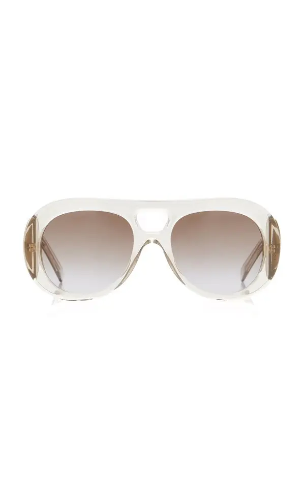 Givenchy Bold Aviator Sunglasses - Ivory