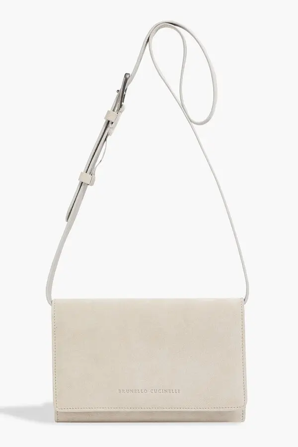 Brunello Cucinelli Suede Shoulder Bag