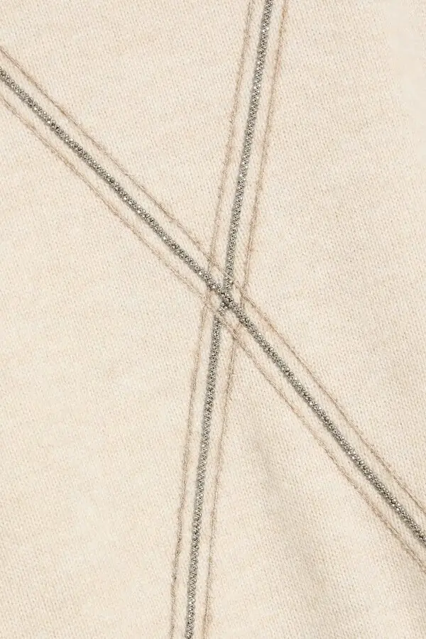 Brunello Cucinelli Wool, Cashmere, And Silk-blend Sweater