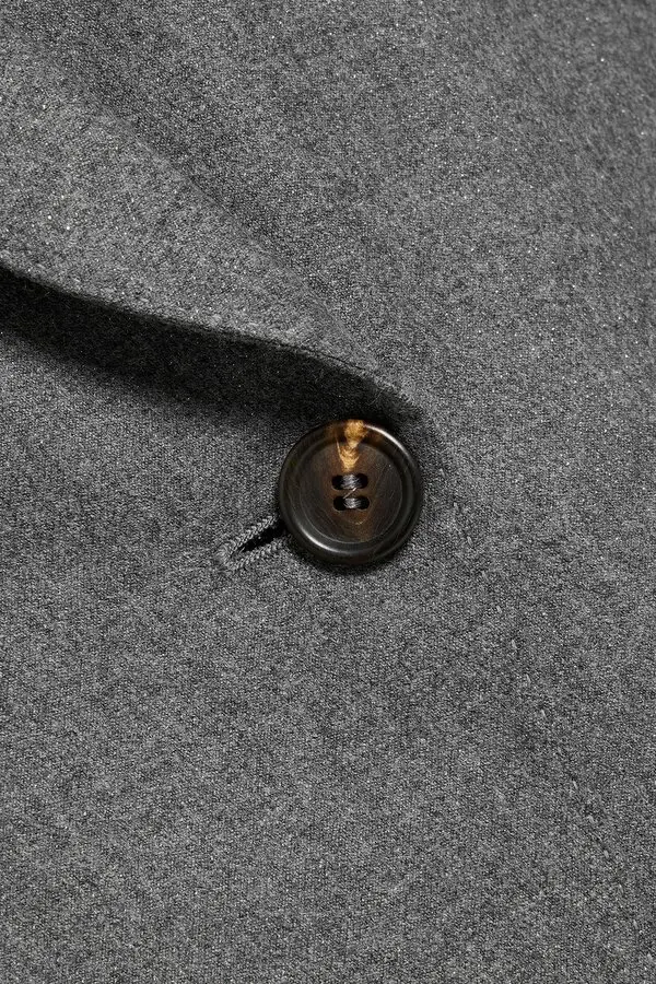 Brunello Cucinelli Double-breasted Metallic Wool-blend Blazer