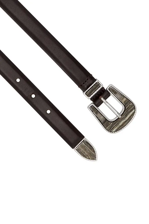 DEHANCHE Travertine Double Buckle Belt