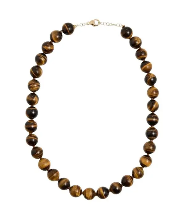 Jia Jia Crystal Sphere Pendant Necklace - Brown