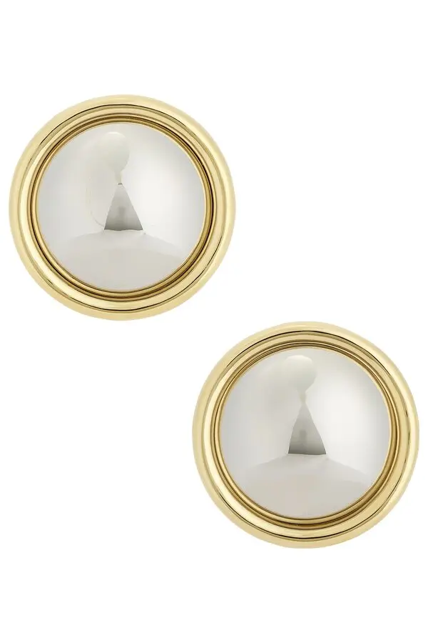 Jacquemus Les Pendants Rond Earrings - Silver & Gold